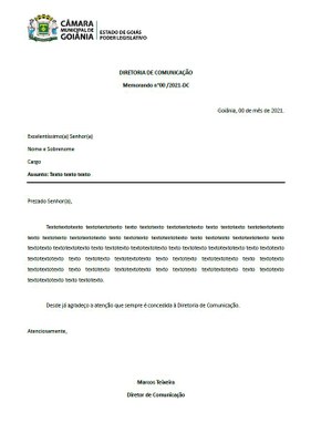 Padrão memorando.JPG — Câmara Municipal de Goiânia